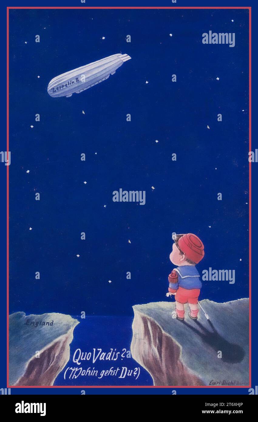 Zeppelin 2 1936 nazi german propaganda card hi-res stock photography ...