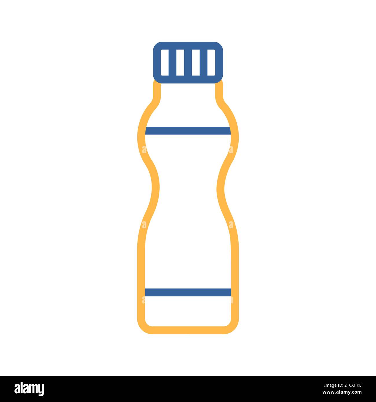 Drinkable yoghurt bottle vector icon. Dairy product sign. Graph symbol ...