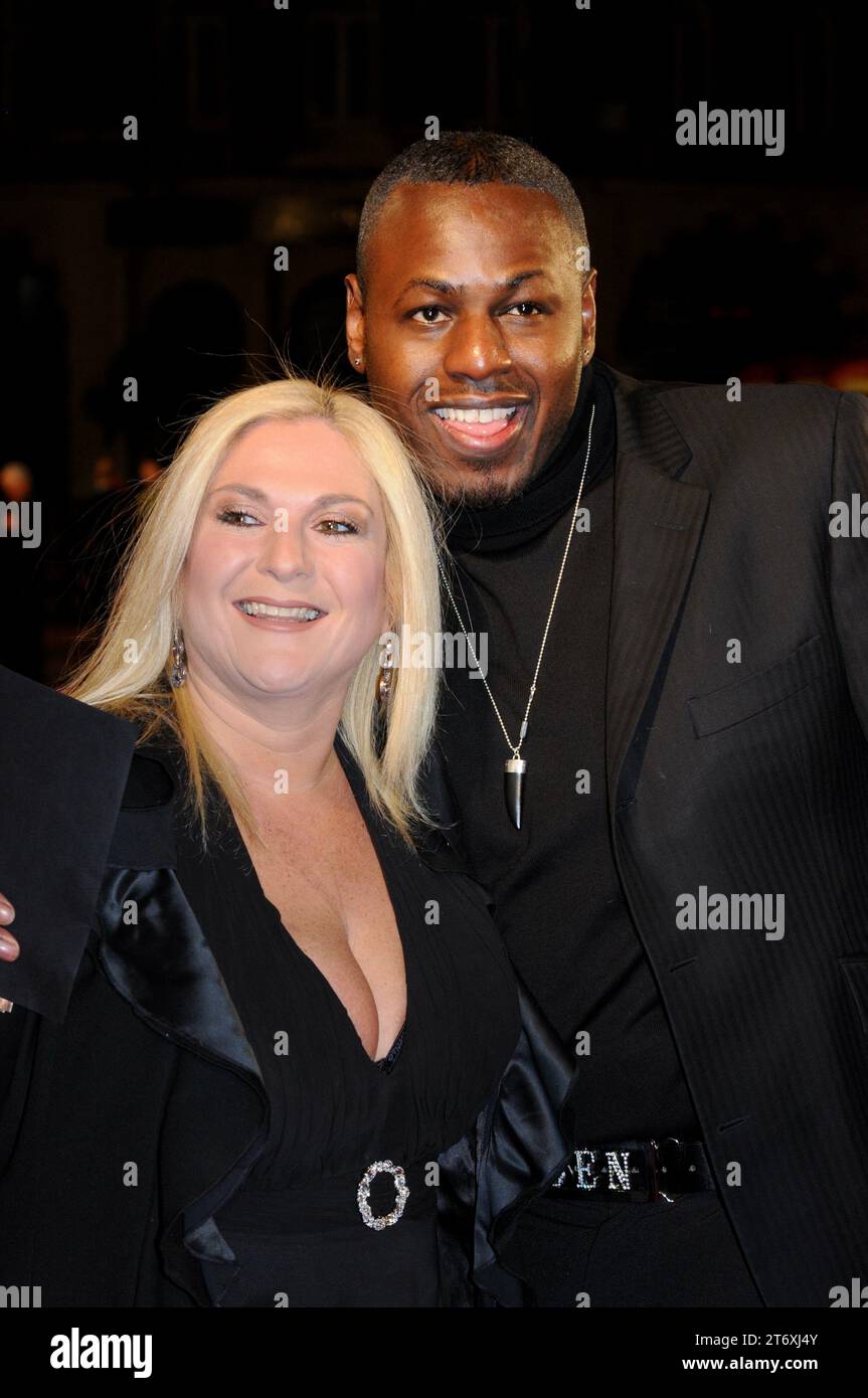 Vanessa Feltz, Ben Ofoedu, Defiance Premiere, London, UK Stock Photo ...