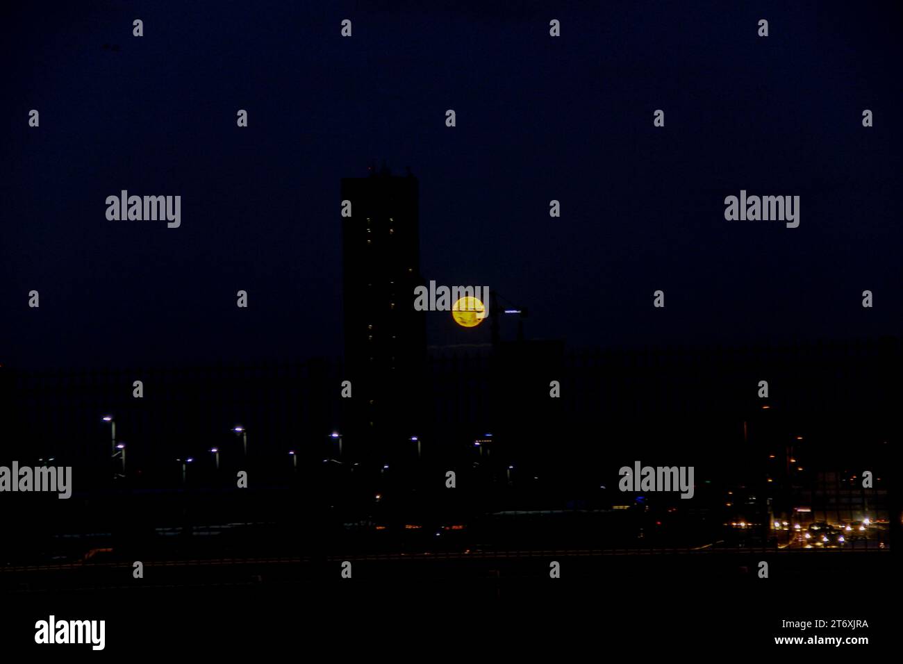 Cityscapes Captured in Backlight Stock Photo - Alamy
