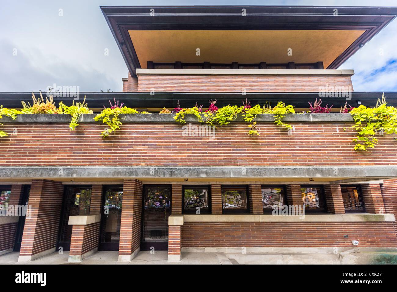 Frederick C. Robie House is a prairie-style House designed by Frank ...