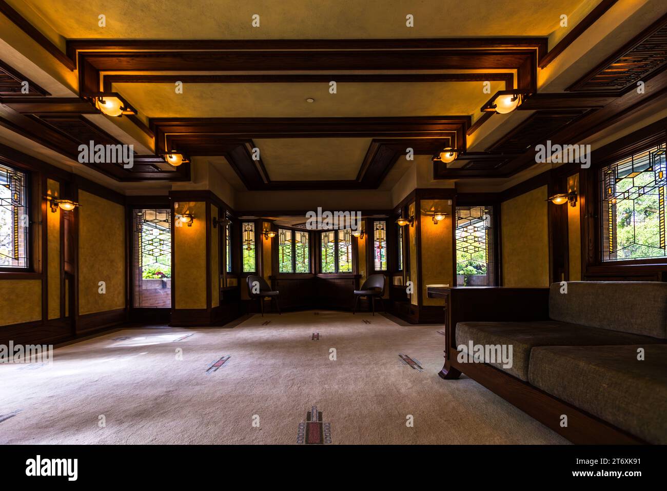 Frederick C. Robie House is a prairie-style House designed by Frank ...