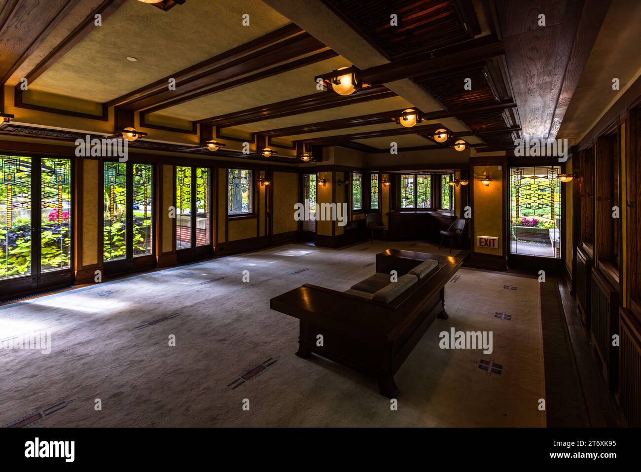 Frederick C. Robie House is a prairie-style House designed by Frank ...