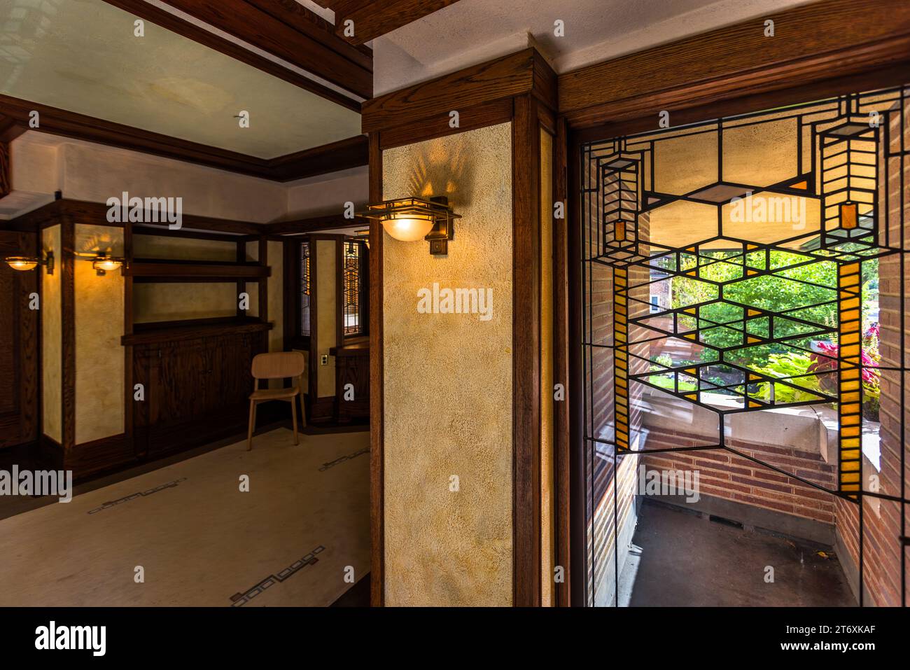 Frederick C. Robie House is a prairie-style House designed by Frank Lloyd Wright in 1910 near ...