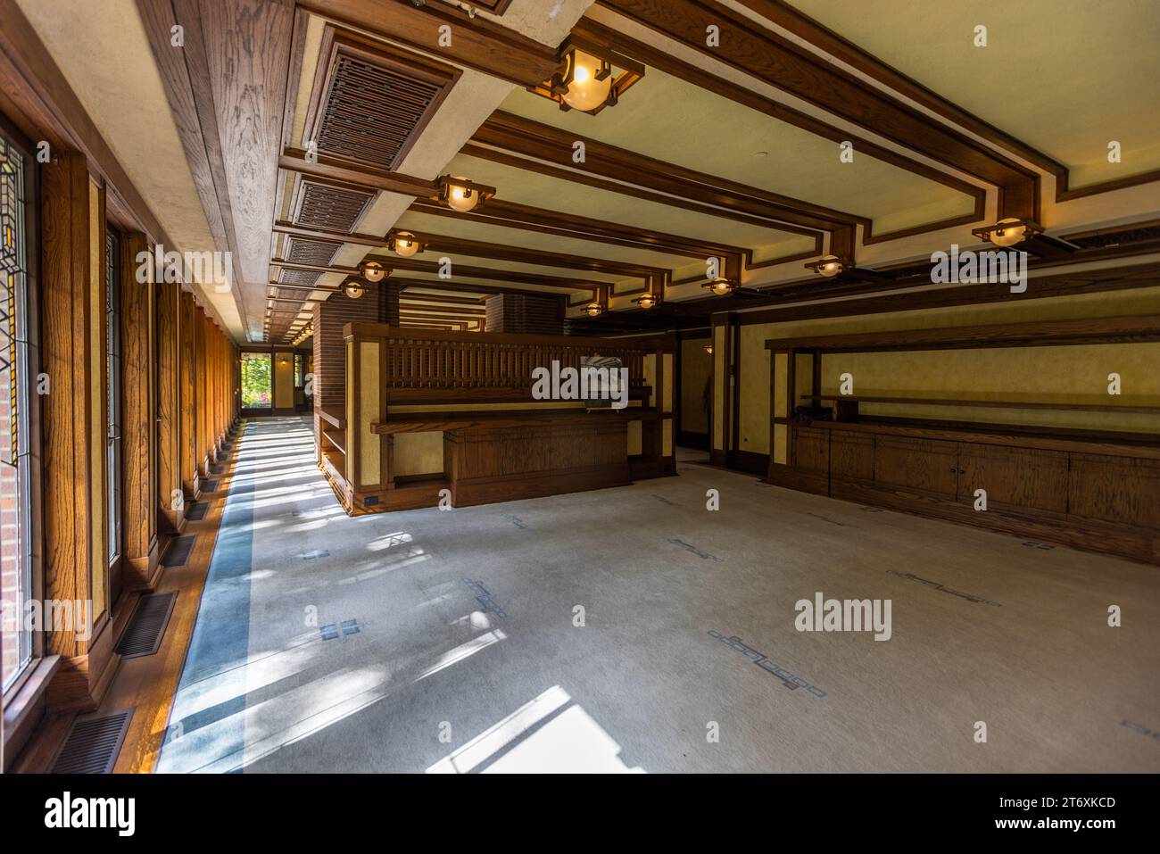 Frederick C. Robie House is a prairie-style House designed by Frank ...