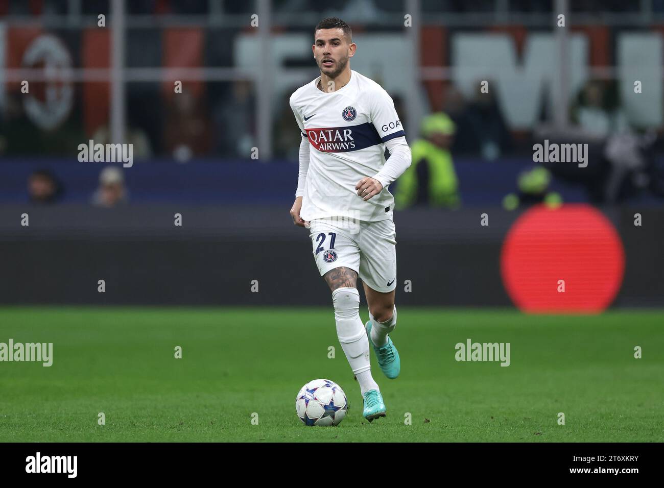 Milan, Italy, 7th November 2023. Lucas Hernandez of PSG during the UEFA ...