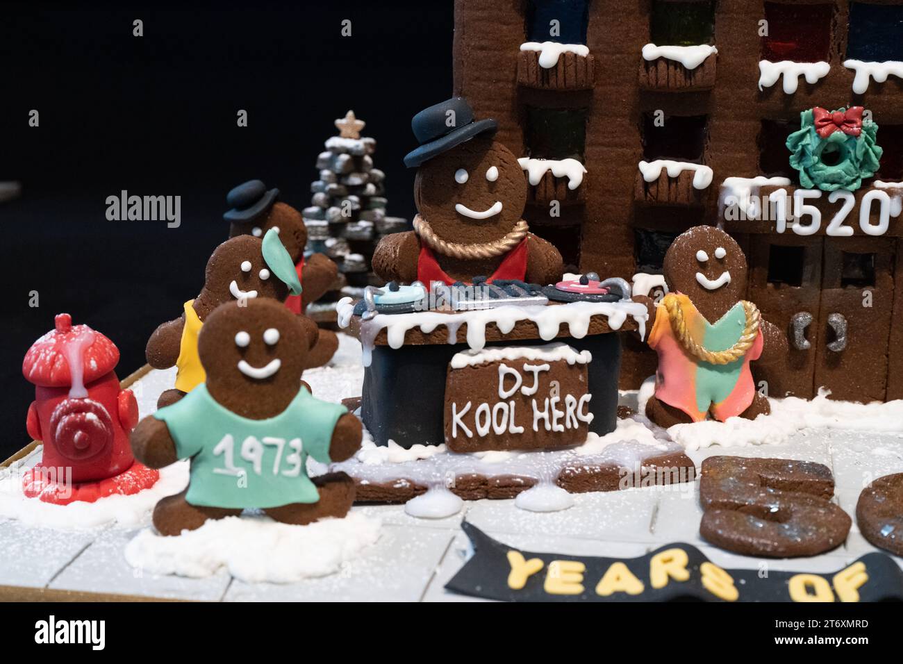 Hip-Hop, re-created in gingerbread, on display at the "Gingerbread NYC ...