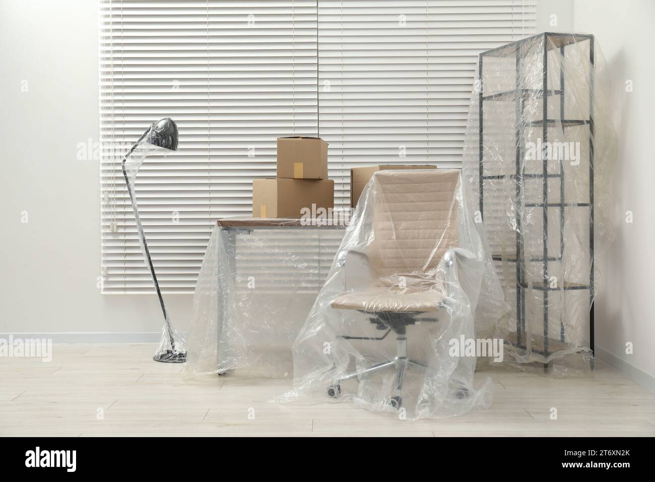 Plastic sheet covered boxes hi-res stock photography and images - Alamy
