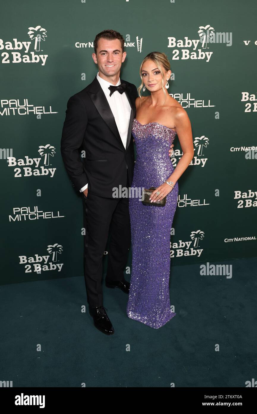 Gianna Caruso, Chase Durkee attend the 2023 Baby2Baby Gala Presented By ...