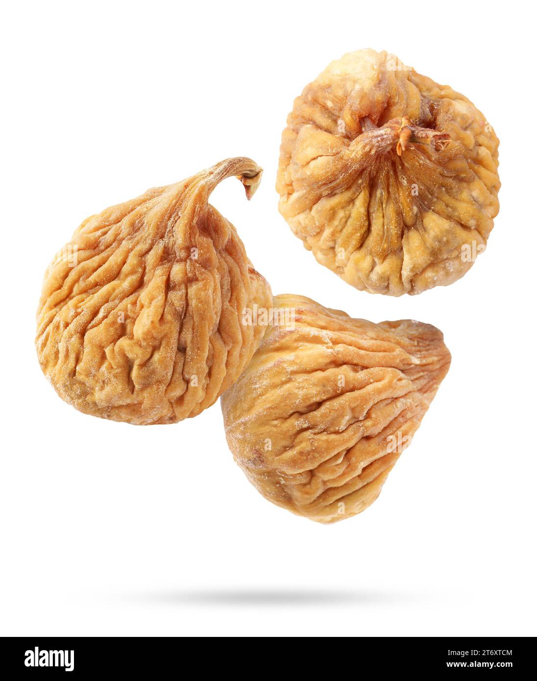 Dried figs falling on white background. Exotic fruit Stock Photo - Alamy