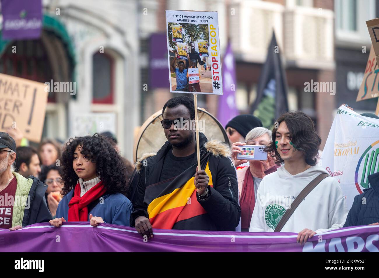 Amsterdam The Netherlands 12th November 2023 Klimaatmars. Climate March ...