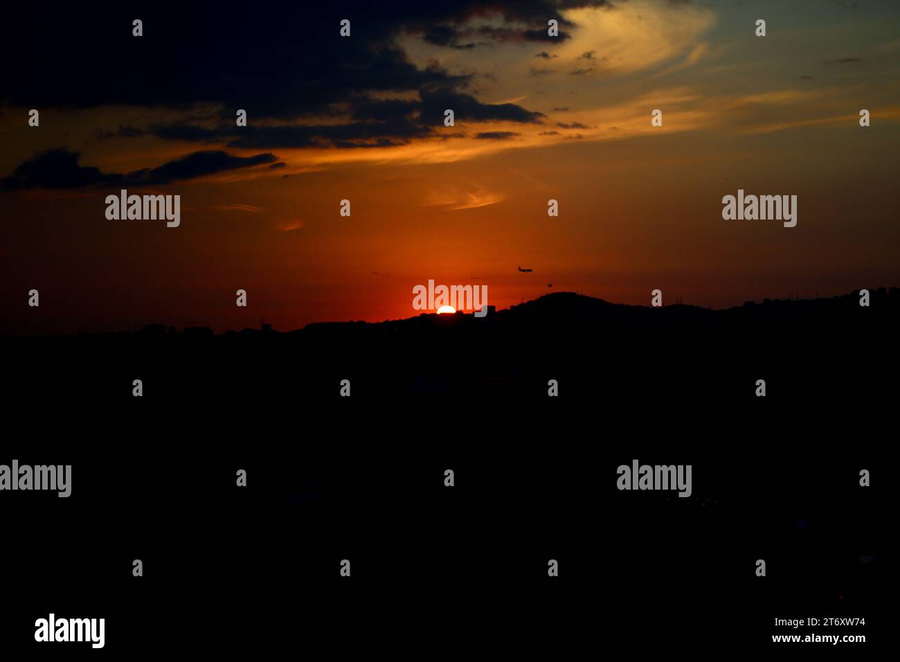 Cityscapes Captured in Backlight Stock Photo - Alamy