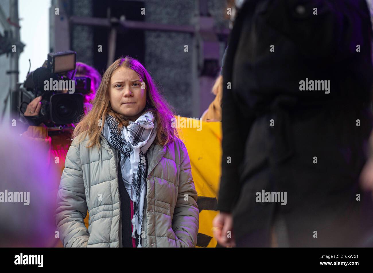 Amsterdam The Netherlands 12th November 2023 Klimaatmars. Climate March ...