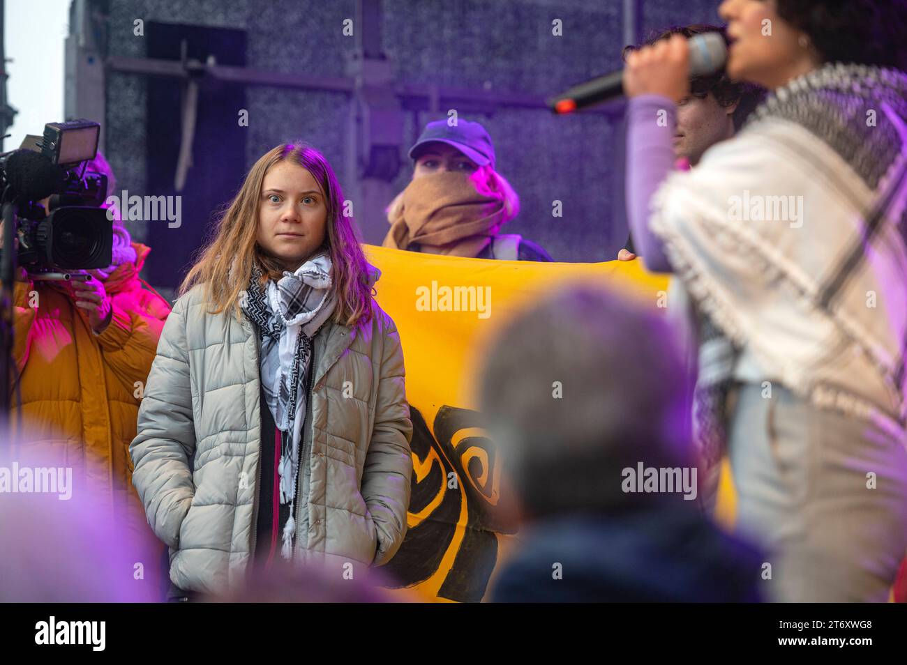 Amsterdam The Netherlands 12th November 2023 Klimaatmars. Climate March ...