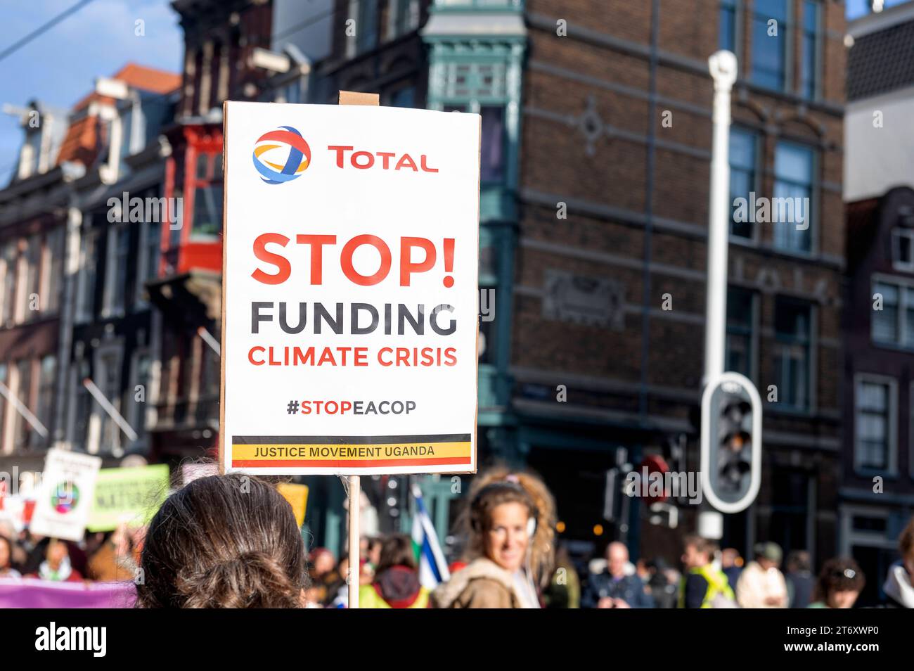 Amsterdam The Netherlands 12th November 2023 Klimaatmars. Climate March ...