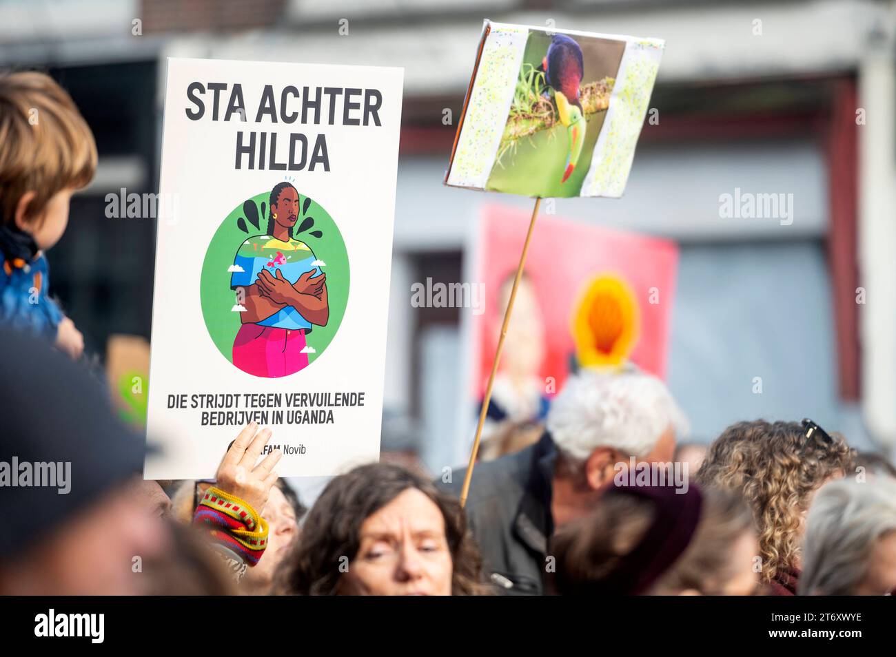 Amsterdam The Netherlands 12th November 2023 Klimaatmars. Climate March ...