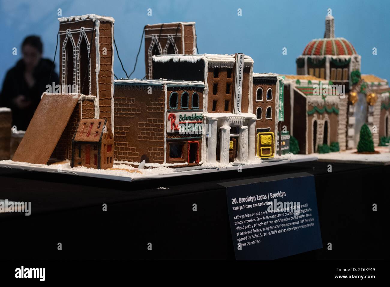 Brooklyn Icons, re-created in gingerbread, on display at the ...