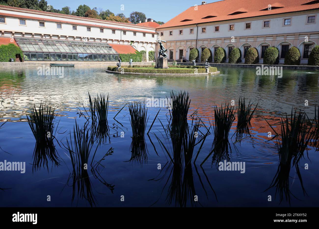 View of Wallenstein Garden in Prague Stock Photo - Alamy