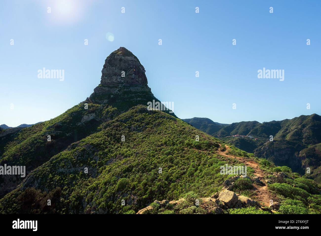 Anaga Mountains and Trekking Routes Tenerife, Canary Islands Stock ...