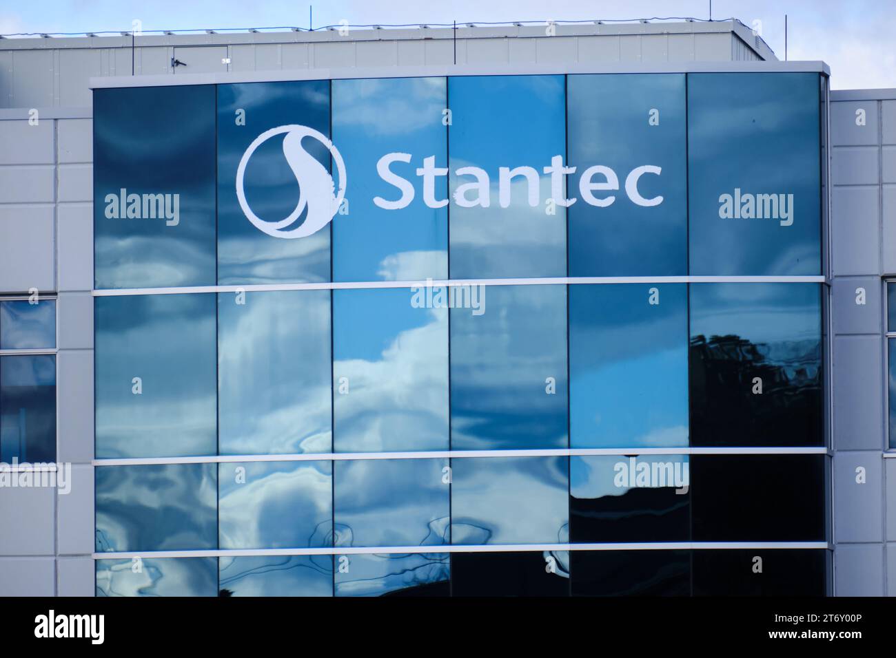 Stantec sign and Logo of the Dartmouth NS Office Stock Photo - Alamy