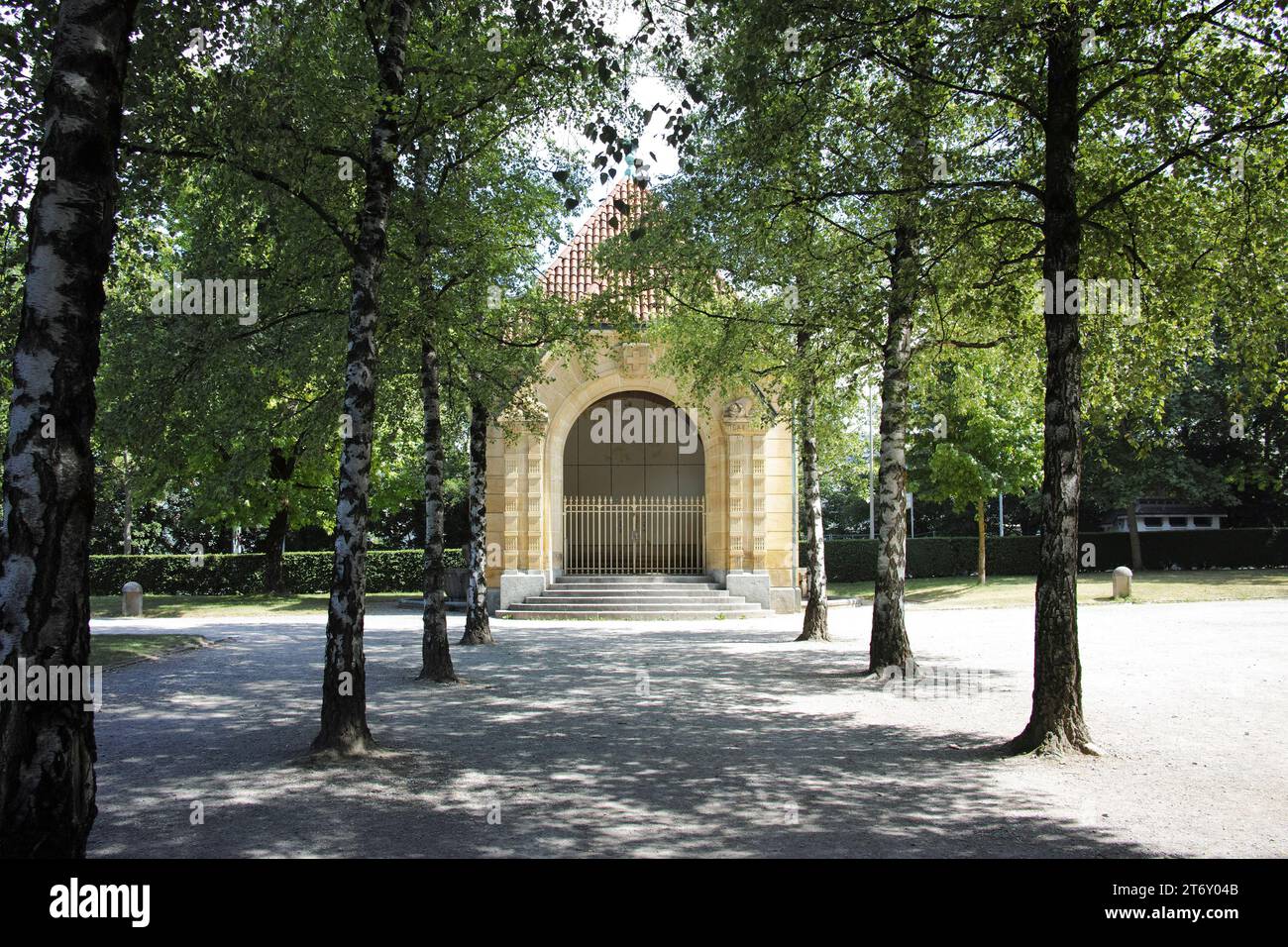 LAUSANNE, SWITZERLAND - JUNE 18, 2023: Typical Building and street at ...