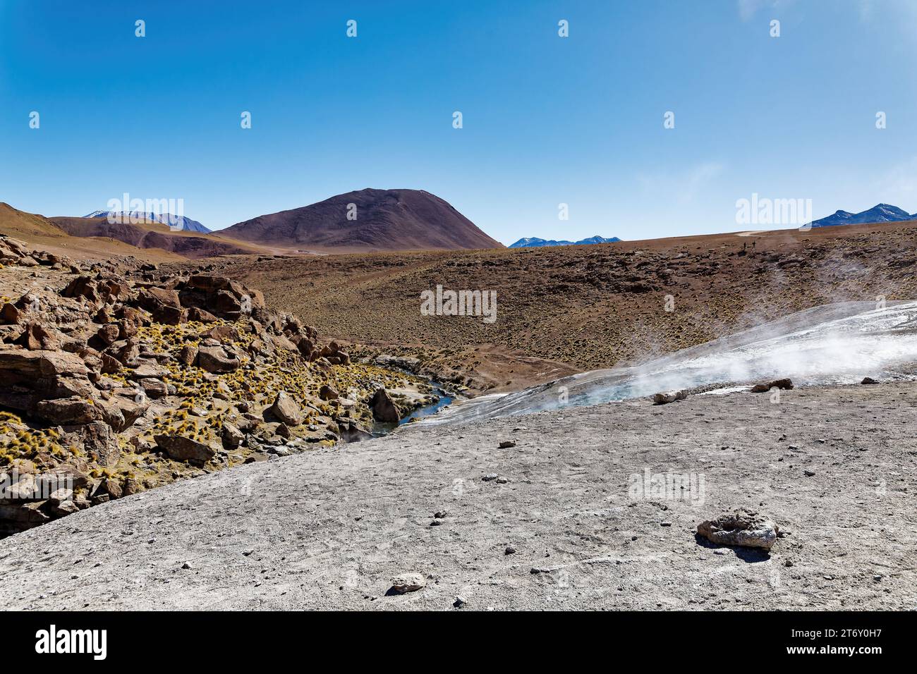 Breathtaking sunrise at Geysers El Tatio in the Atacama Desert - Chile ...