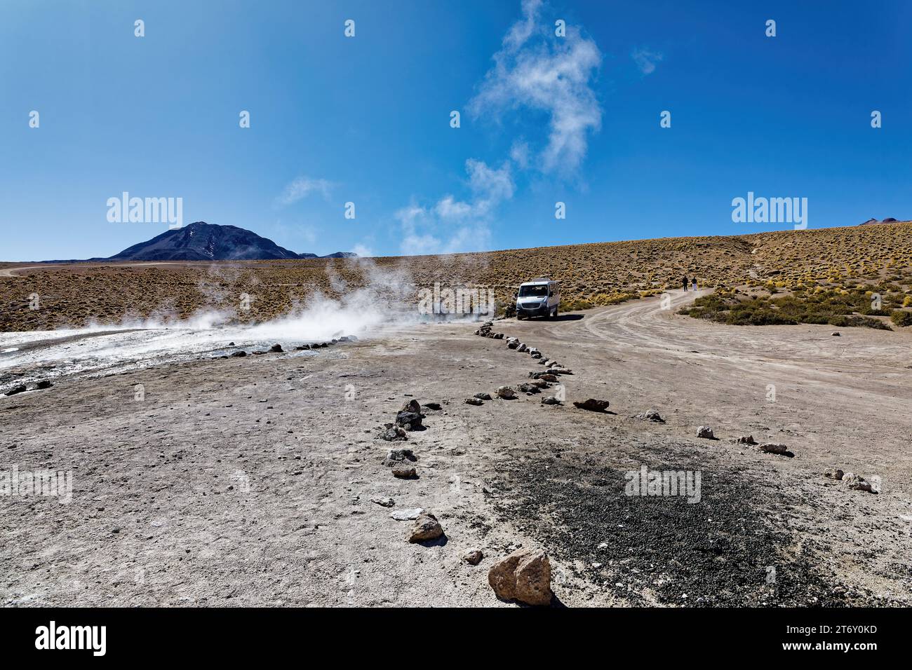 Breathtaking sunrise at Geysers El Tatio in the Atacama Desert - Chile ...