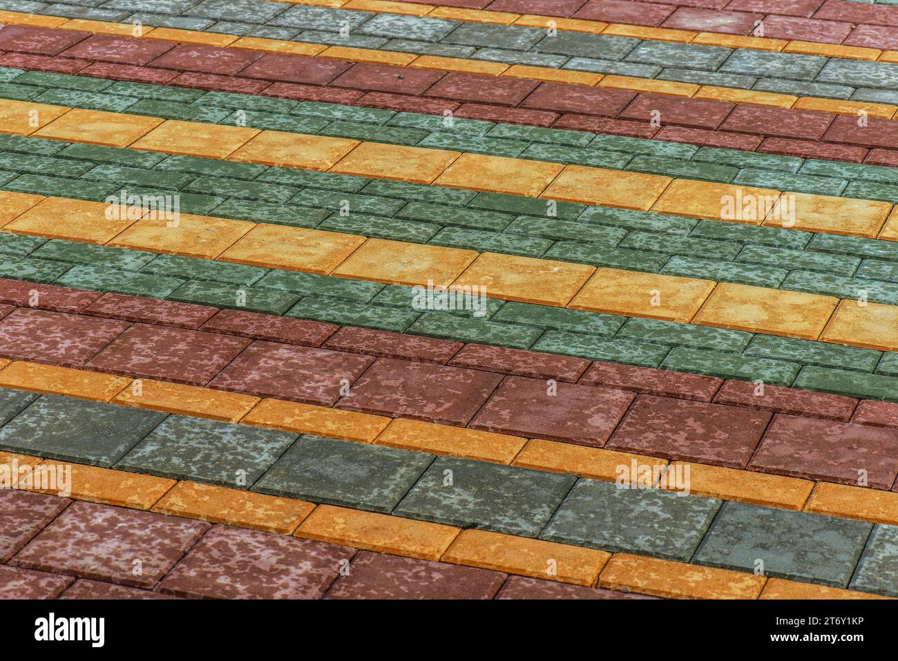Colorful paving stone Stock Photo - Alamy