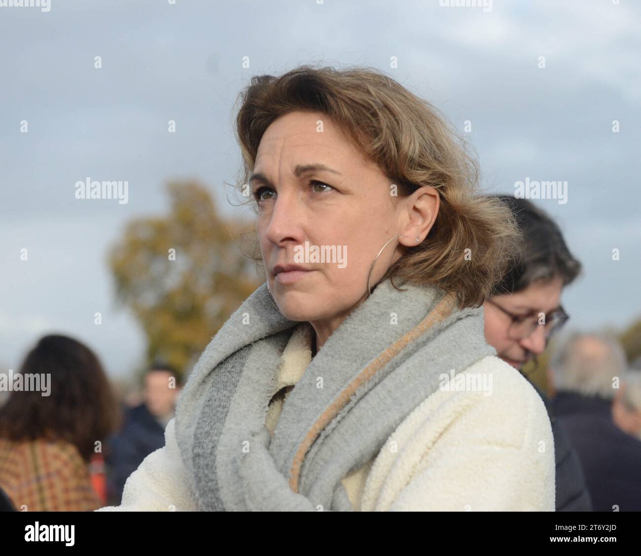 Marylise Leon, General Secretary of the CFDT during March against anti ...