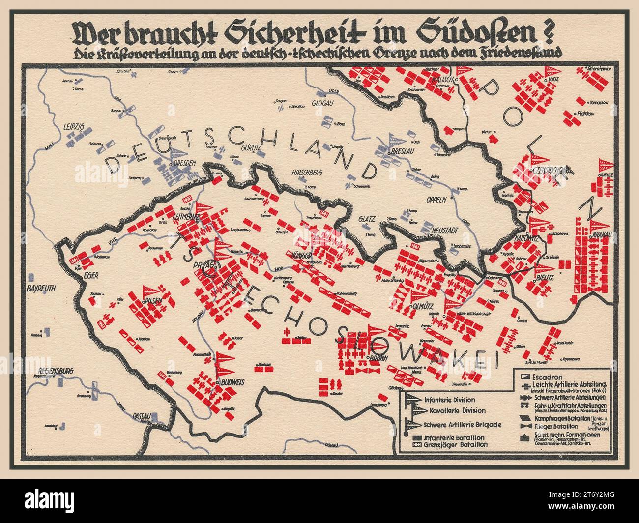 1930s nazi third reich propaganda poster map hi-res stock photography ...