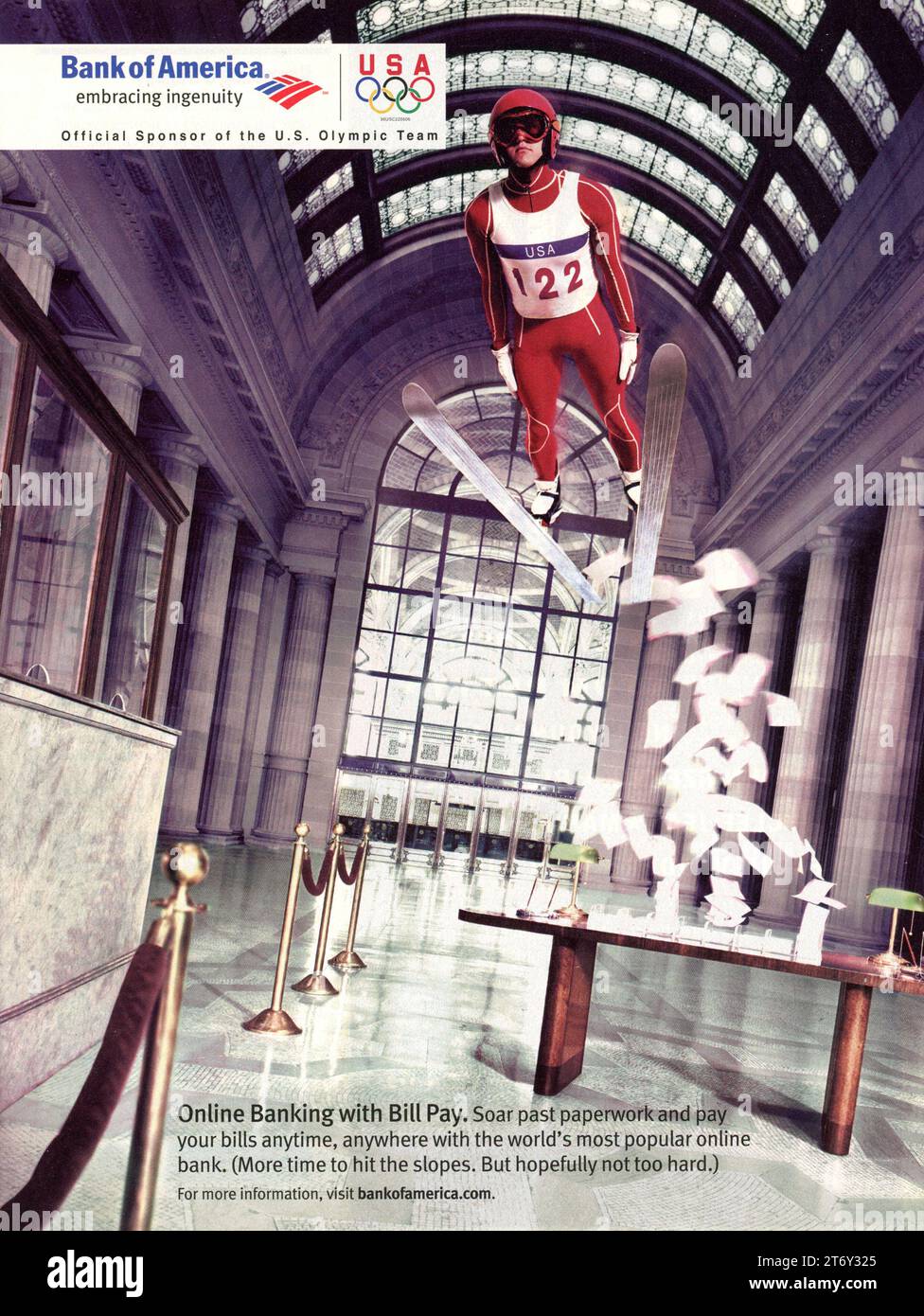 Vintage "Time" Magazine 18 February 2002 Advert, USA Stock Photo - Alamy