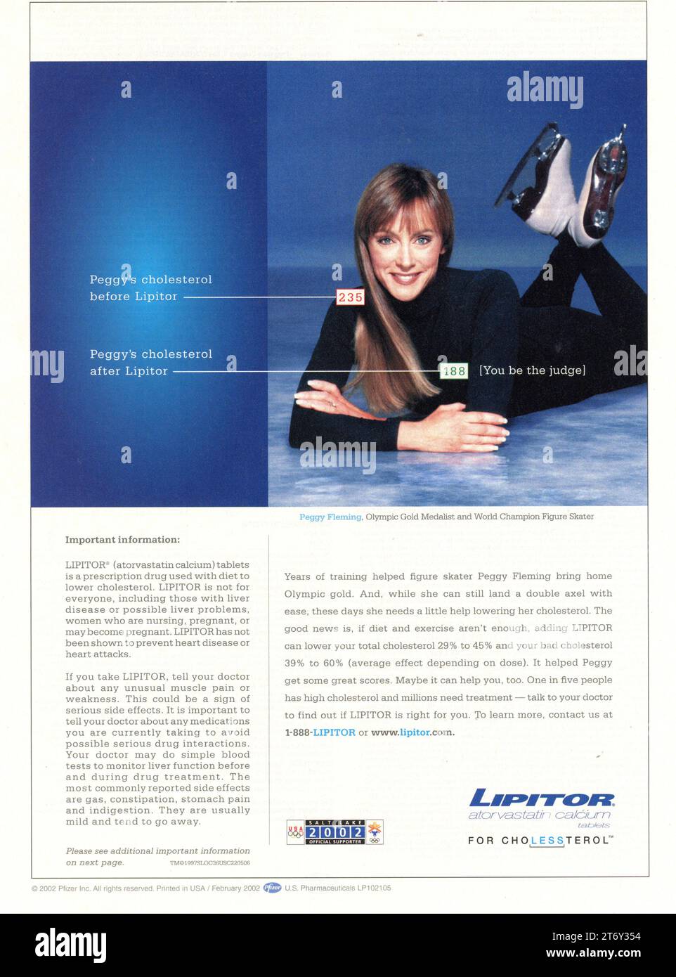 Vintage "Time" Magazine 18 February 2002 Advert, USA Stock Photo - Alamy