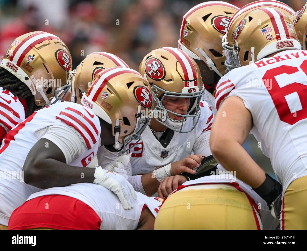 November 12, 2023: San Francisco 49ers quarterback Brock Purdy (13) in ...