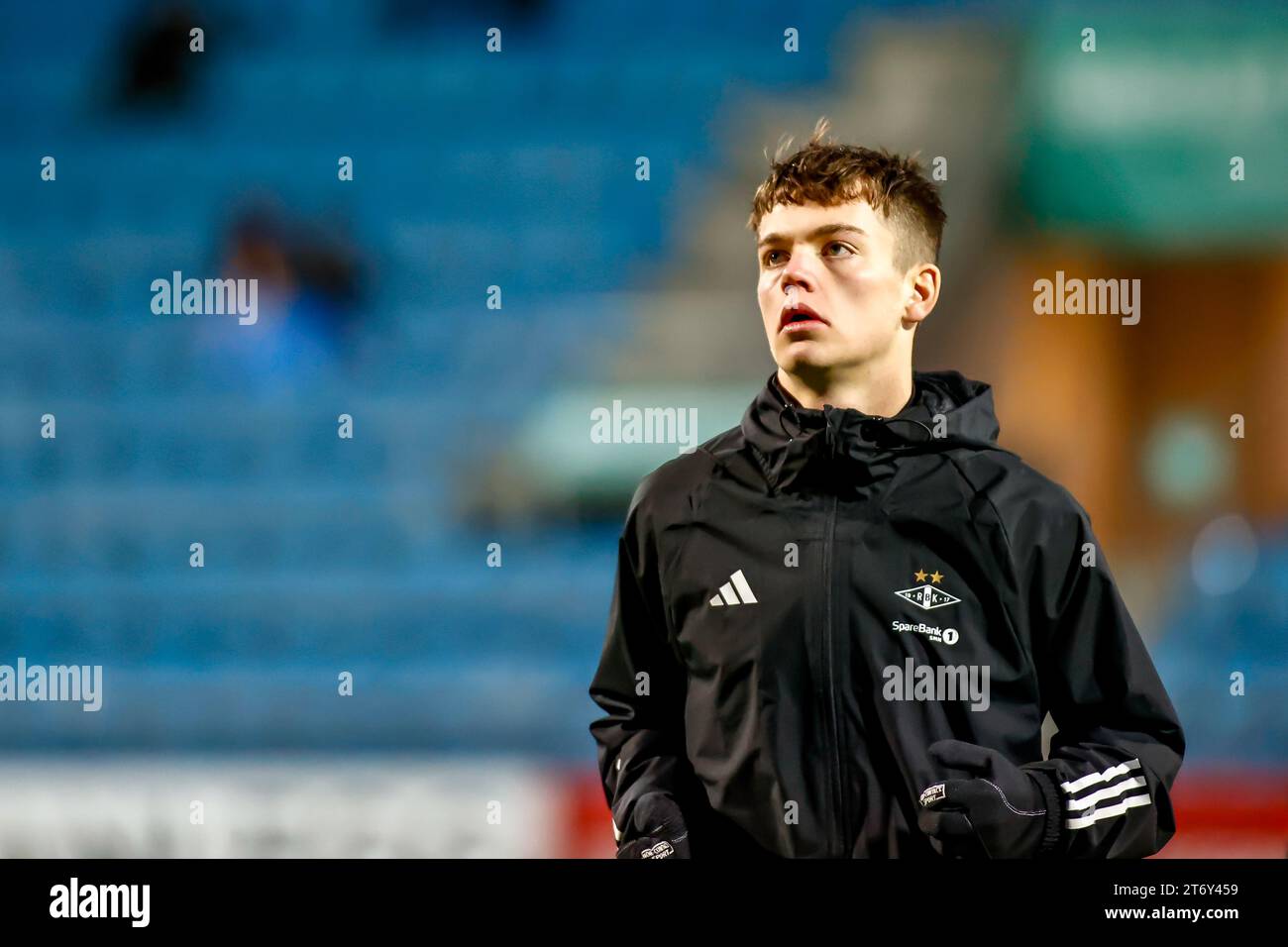 Sandefjord, Norway, 12th November 2023. Rosenborg's Sverre Nypan during ...