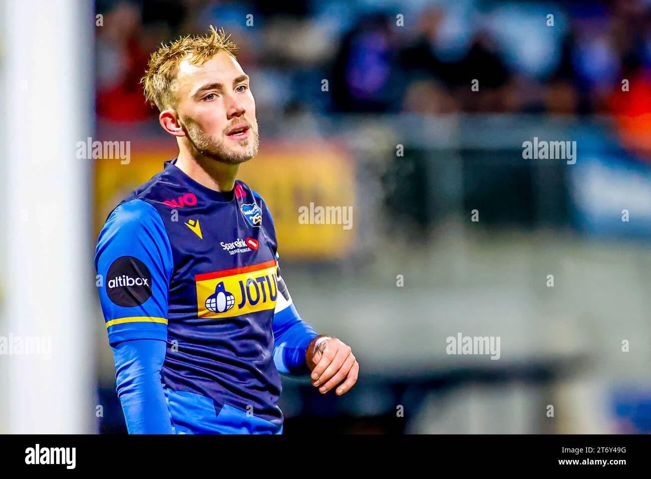 Sandefjord, Norway, 12th November 2023. Sandefjord's Captain Sander ...