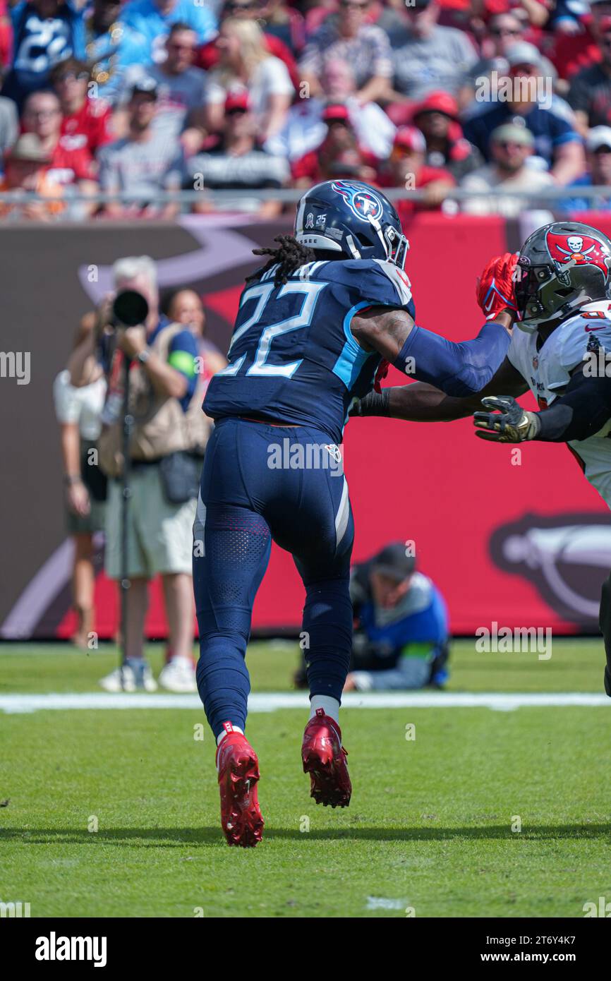 Tampa Bay, Florida, USA, November 12, 2023, Tennessee Titans player ...