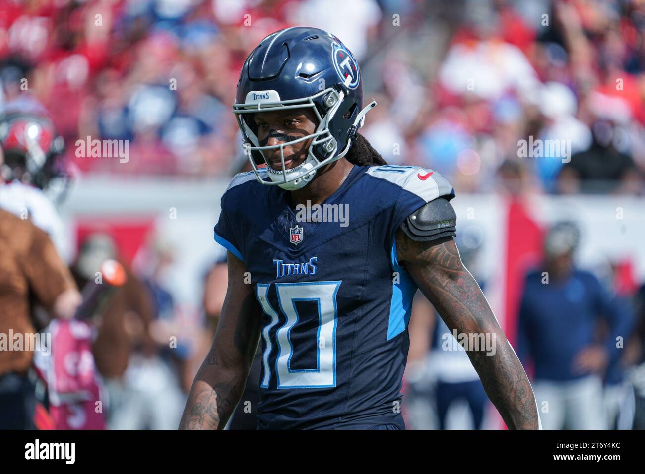 Tampa Bay, Florida, USA, November 12, 2023, Tennessee Titans player ...
