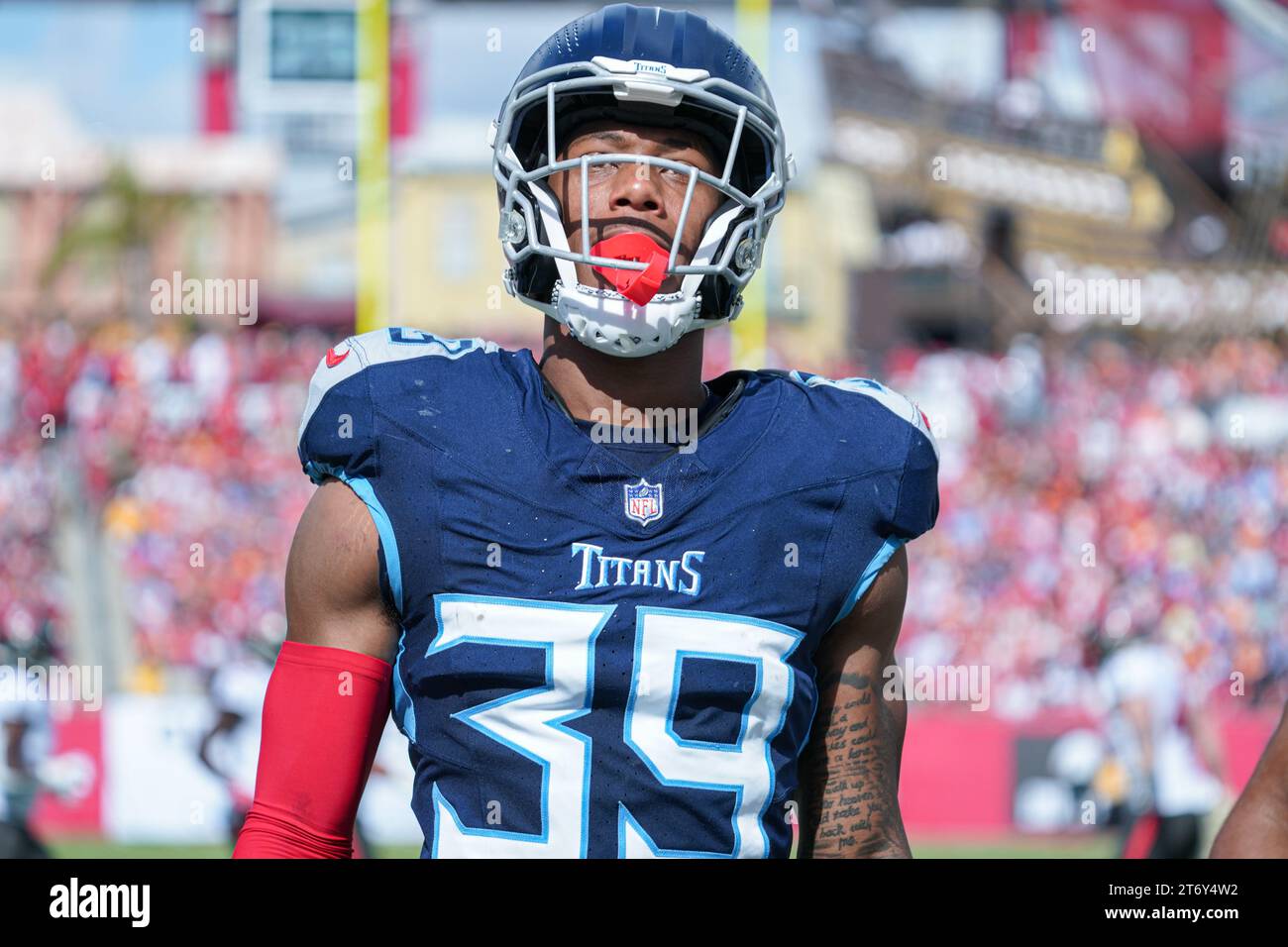 Tampa Bay, Florida, USA, November 12, 2023, Tennessee Titans player ...