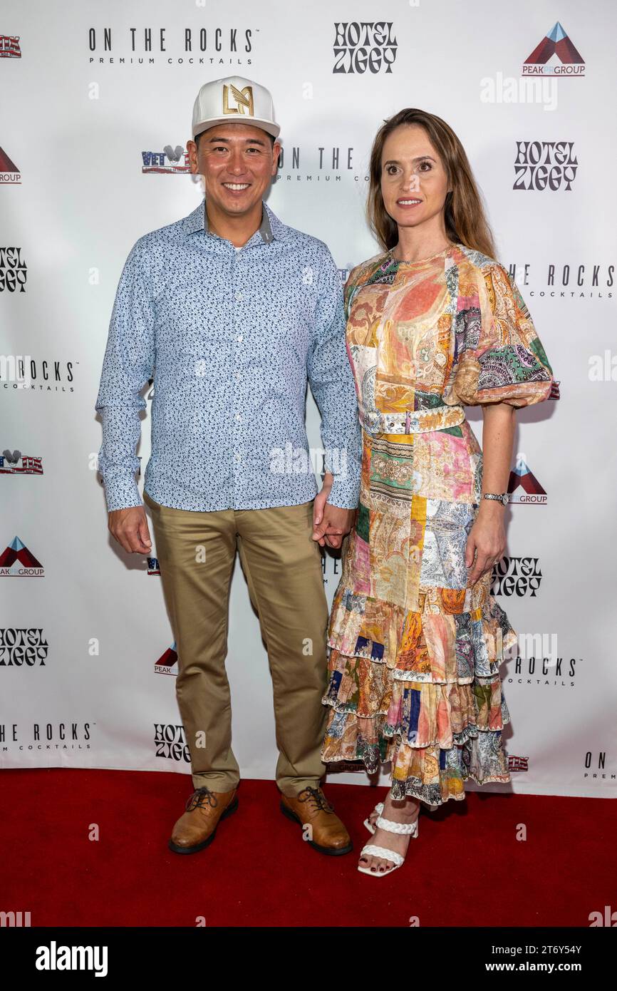 Veteran John Ko with wife Natala attends OTR Presents Comedians For ...