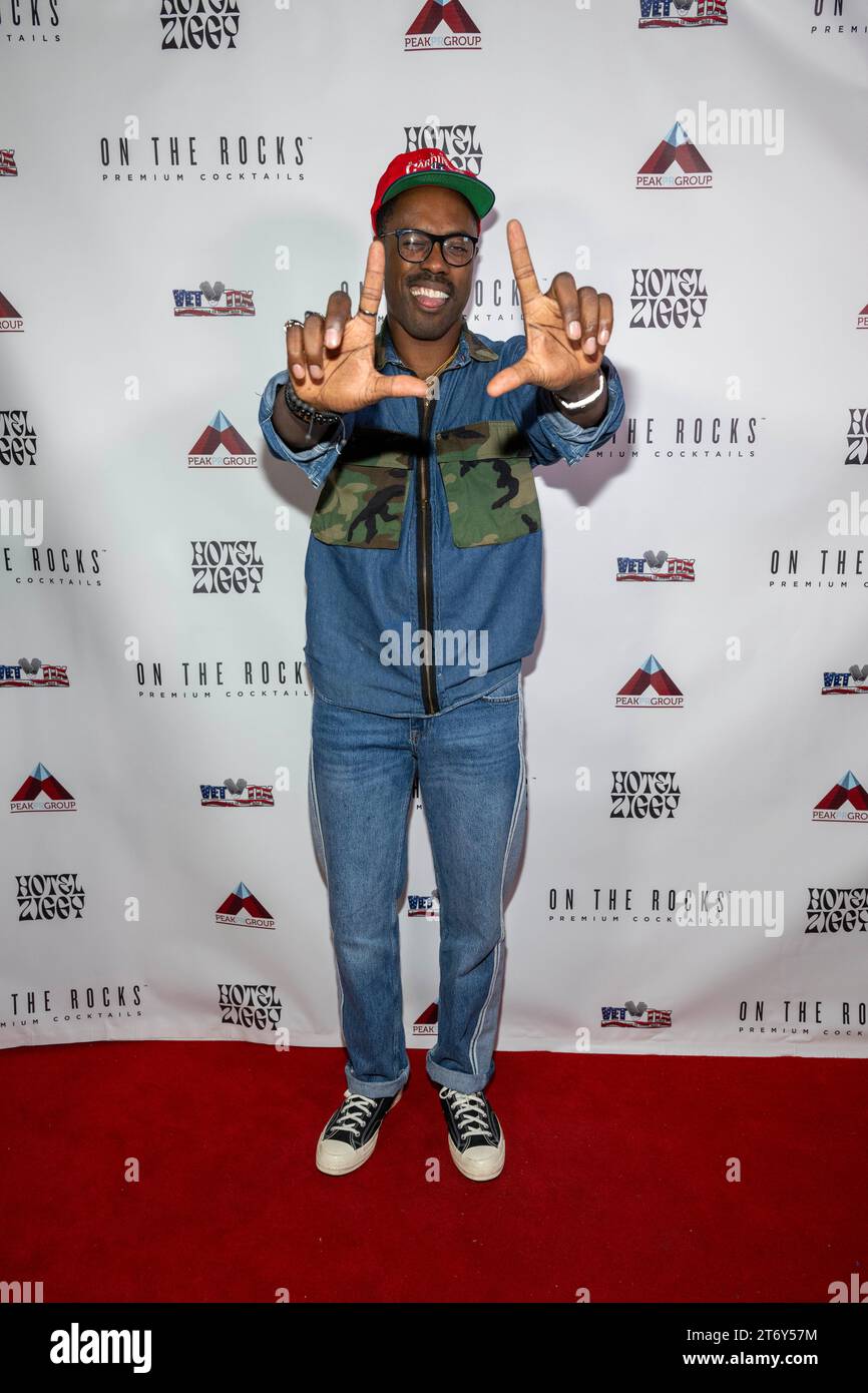 Comedian Willie Macc attends OTR Presents Comedians For Veterans at ...