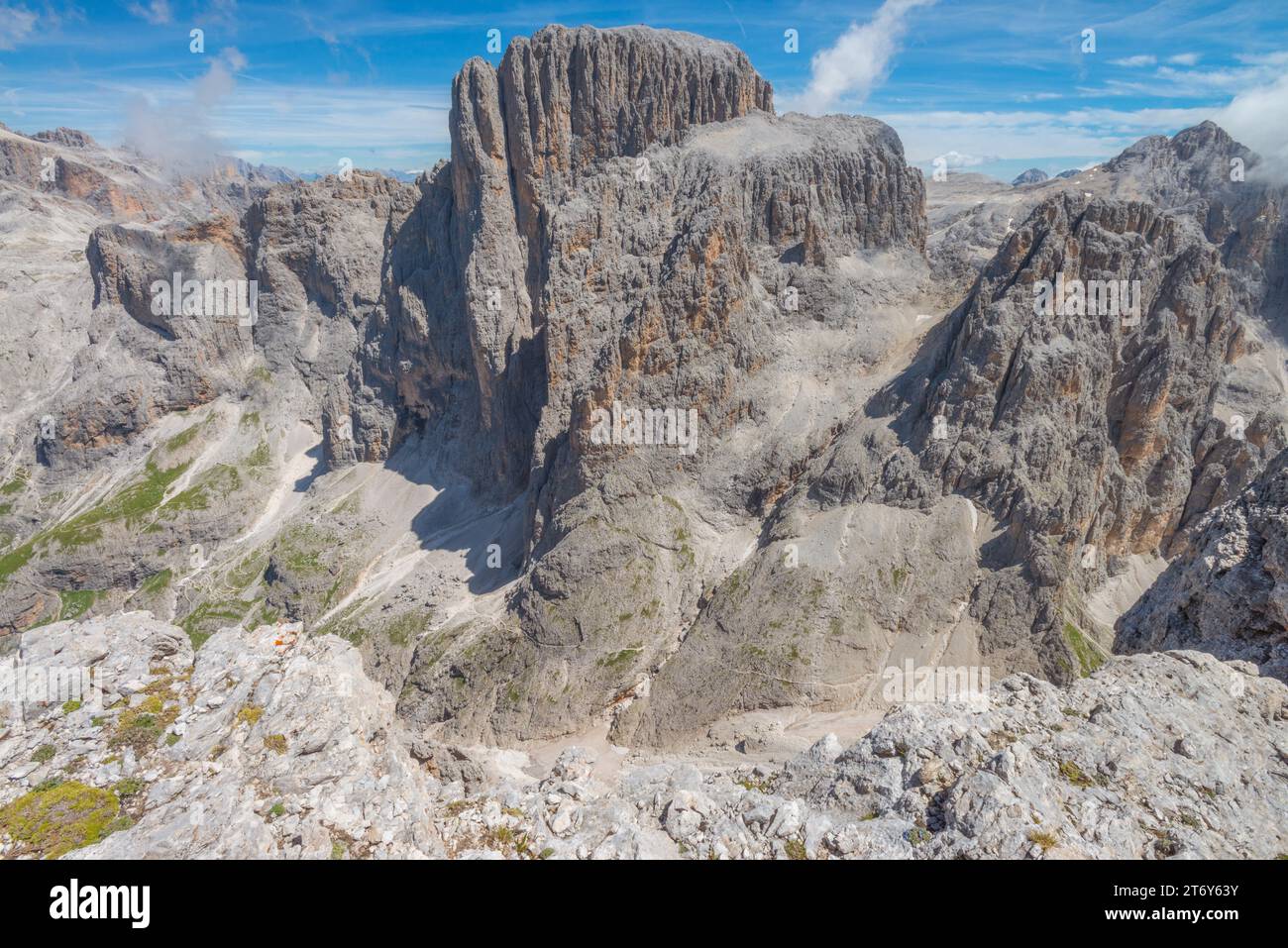 Trekking in the Pale di San Martino group in the Italian Dolomites ...
