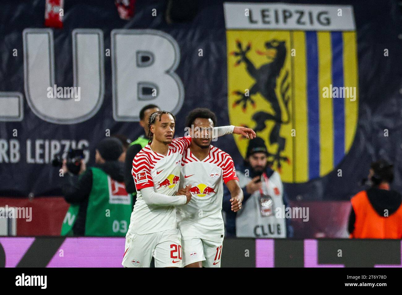 12 November 2023, Saxony, Leipzig: Soccer: Bundesliga, matchday 11, RB ...