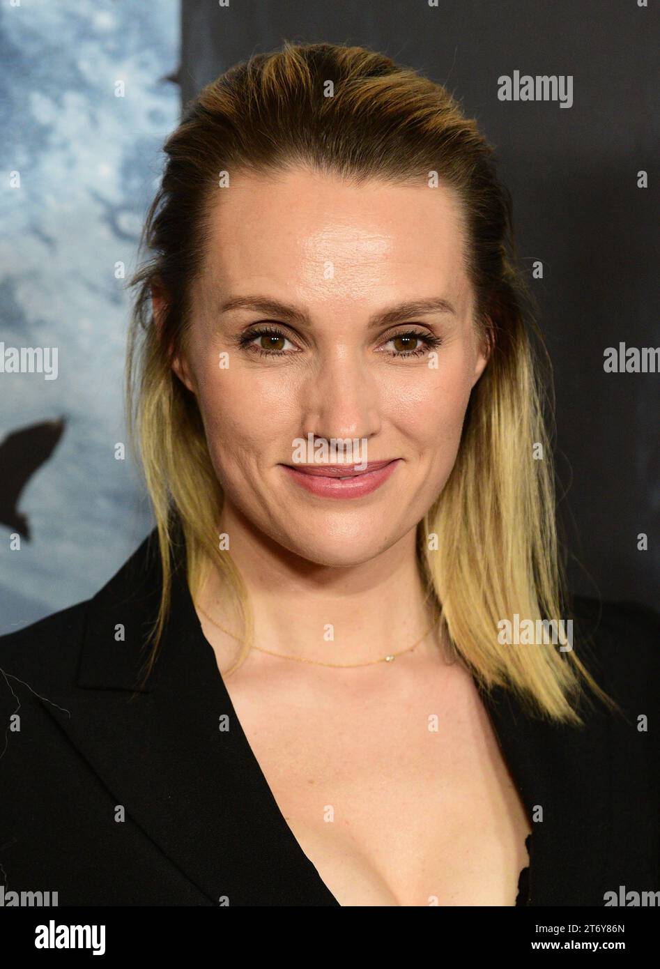 12 November 2023, Hamburg: Anna Hofbauer, actress, attends the premiere ...