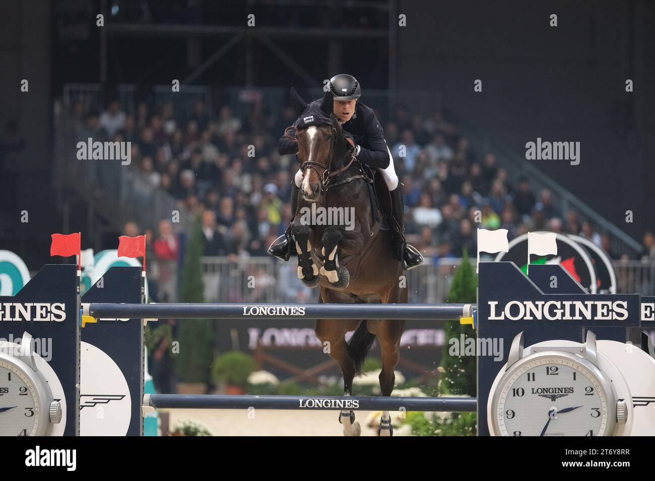 Max Kuhner (AUT) riding EIC Julius Caesar in action during the CSI5 ...