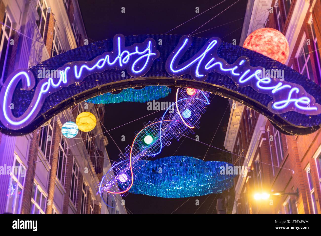 Multi colored neon lights hi-res stock photography and images - Alamy