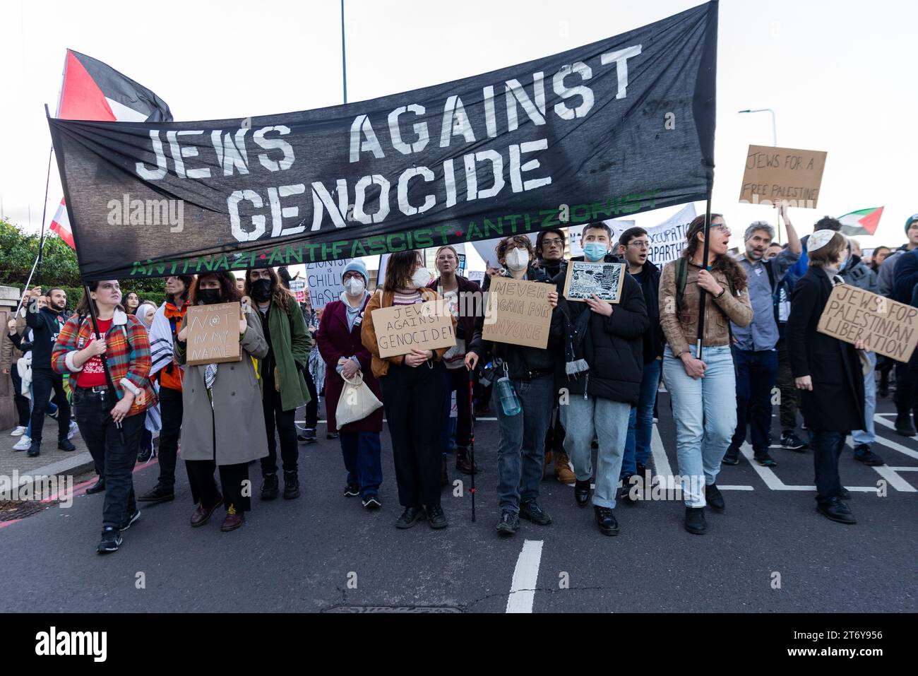 Jews against genocide banner hi-res stock photography and images - Alamy