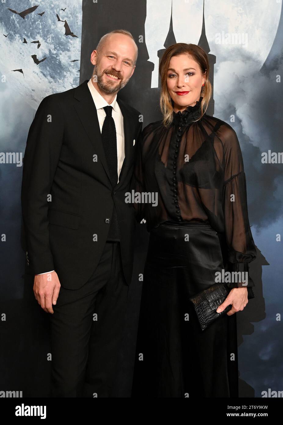 12 November 2023, Hamburg: Julia Stinshoff and her partner Martin ...