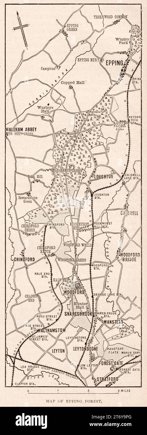 London 1898 map hi-res stock photography and images - Alamy