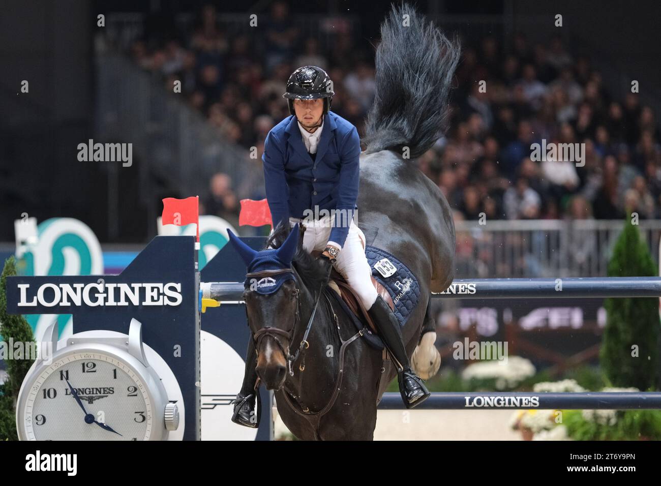 Martin Fuchs (SUI) riding Conner Jei in action during the CSI5* - W ...