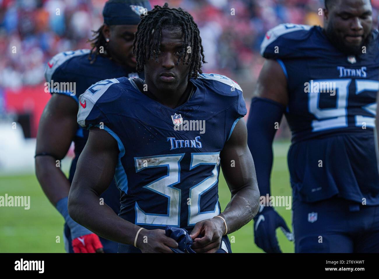 Tampa Bay, Florida, USA, November 12, 2023, Tennessee Titans player ...